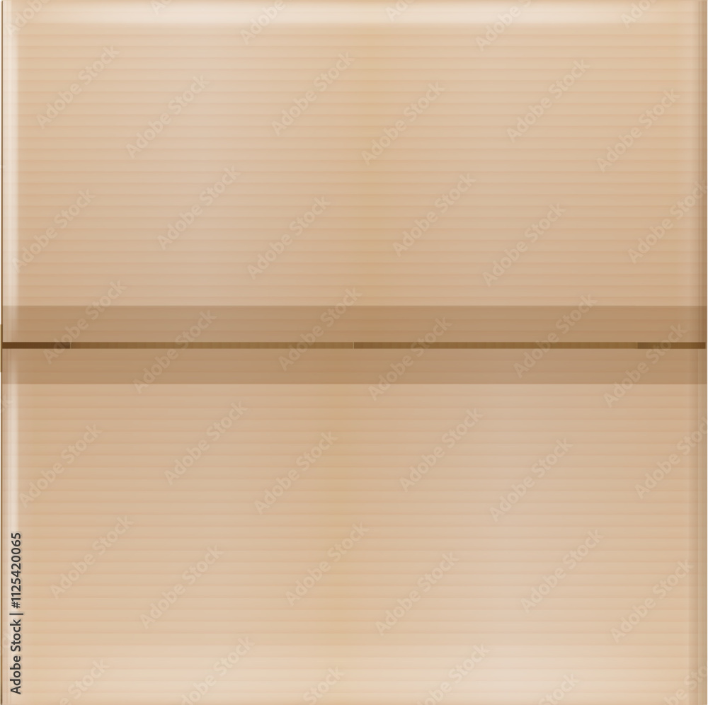 Box. Empty open and closed cardboard box. Realistic cardboard box ...