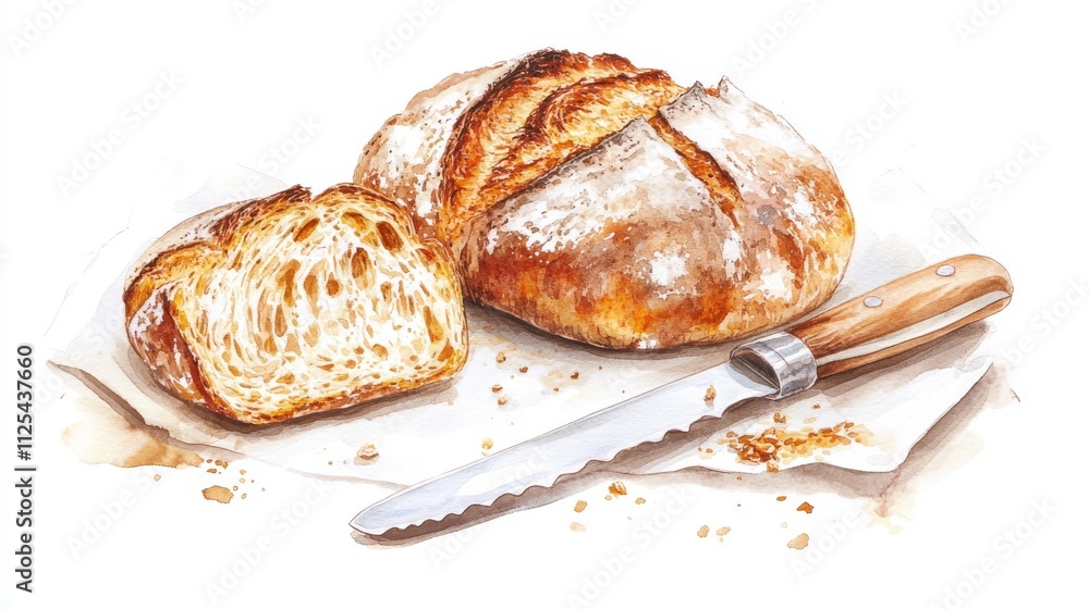 Perfect for nursery art, this hand-drawn watercolor illustration of a ...