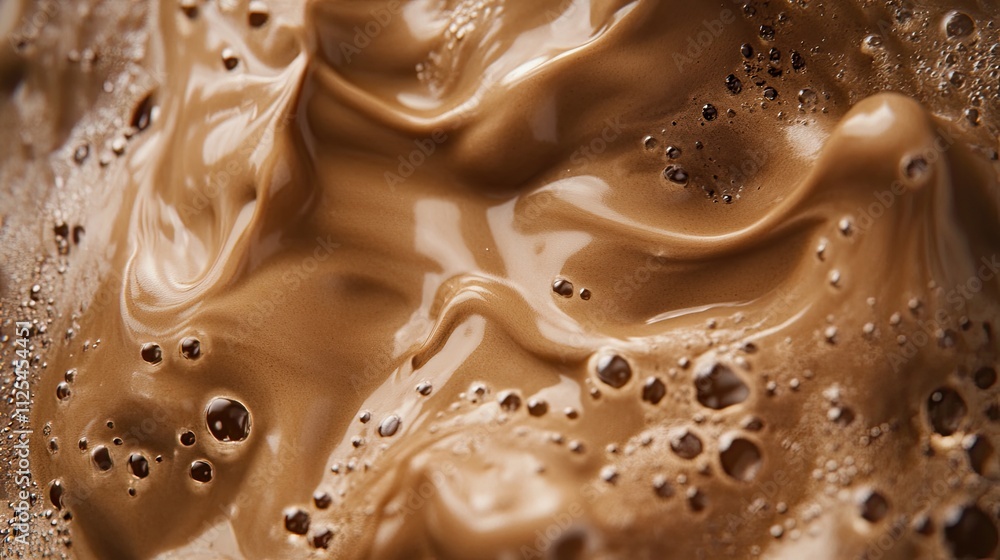 Liquid Chocolate Mousse. Color of the Year 2025 is Mocha Mousse Stock ...