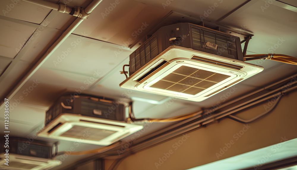 Selective focus to Ceiling mounted cassette type air condition units ...