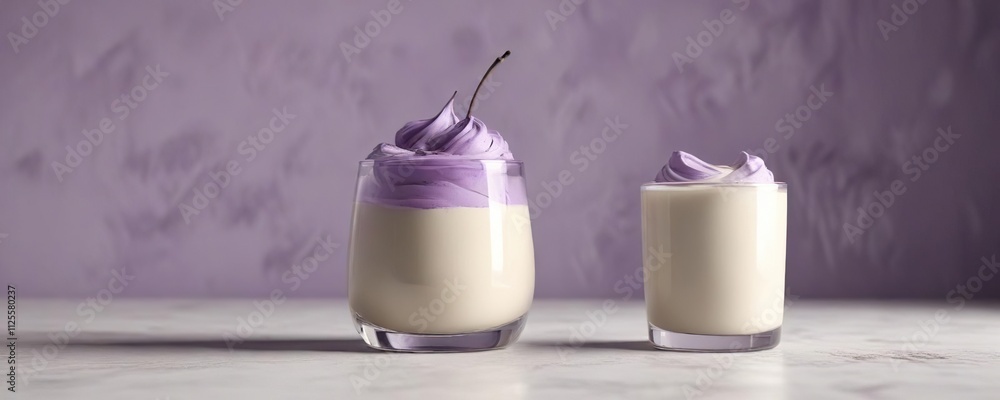 Purple cream color scheme with creamy white and grey tones background ...