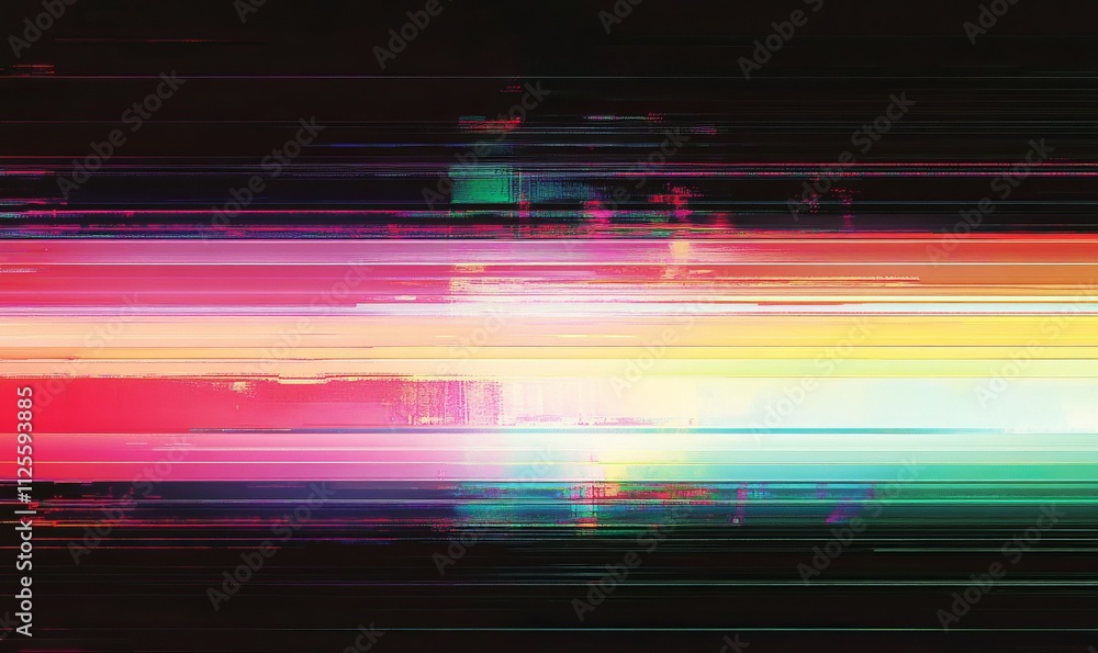 This smooth retro VHS scanlines or TV signal static noise overlay ...