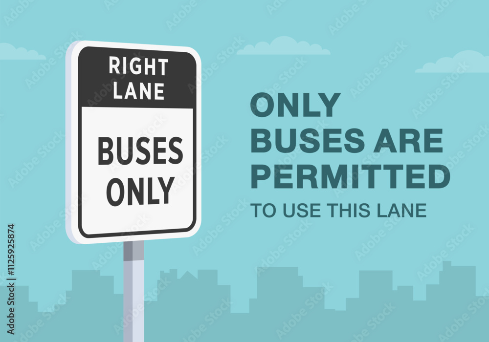 Safe driving tips and traffic regulation rules. Close-up of United ...