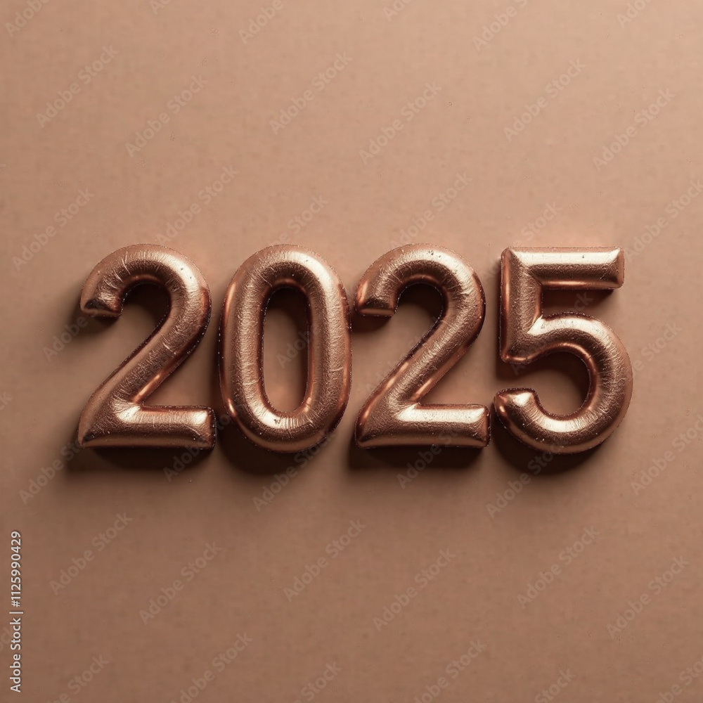 The color of 2025 is Mocha Mousse. The trending color palette. Stock ...