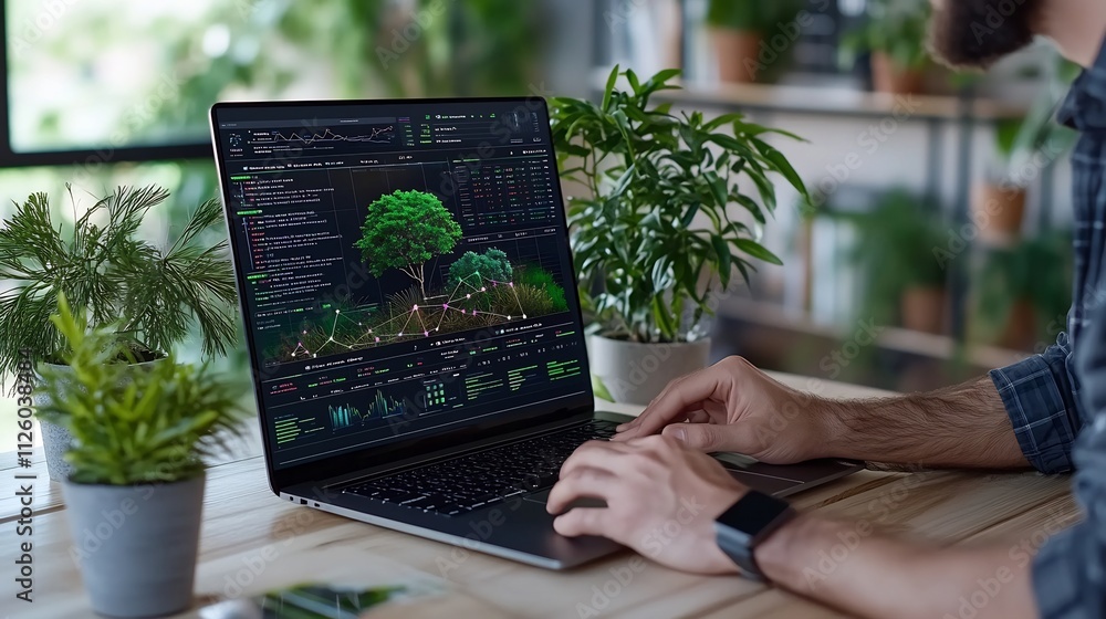 Professional Analyzing AI Driven Business Intelligence Data with Interactive Visualization on ...