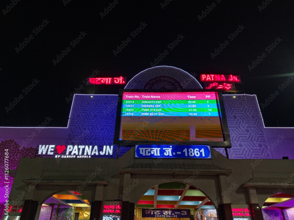 Foto de Stock 16 February 2023 Patna India. Front view of India's ...