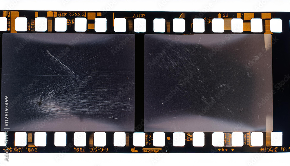 Real macro photo film frame strip high-resolution blank filter. 35mm ...
