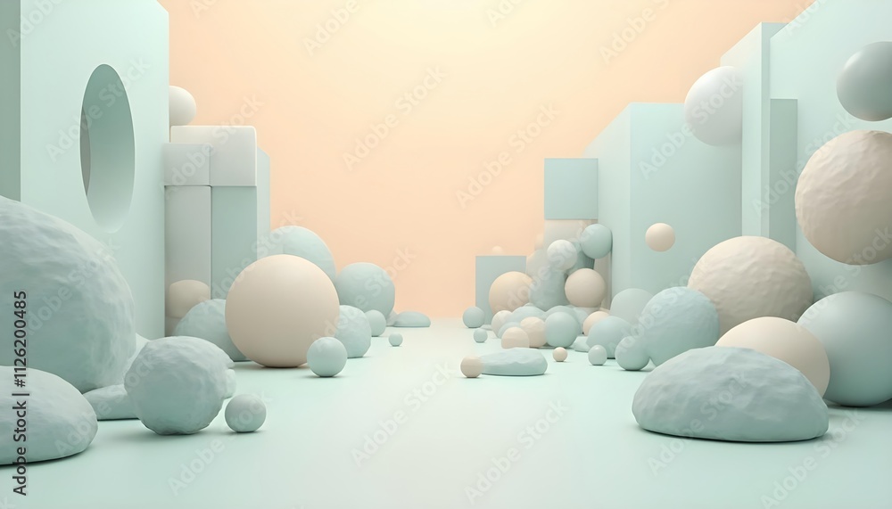 Spheres, cubes, triangles and polygons coexist harmoniously in this ...