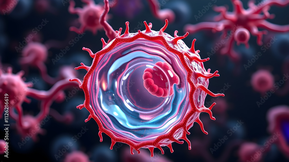 Realistic 3D Animal Cell Structure | High-Quality Animal Cell Modeling ...