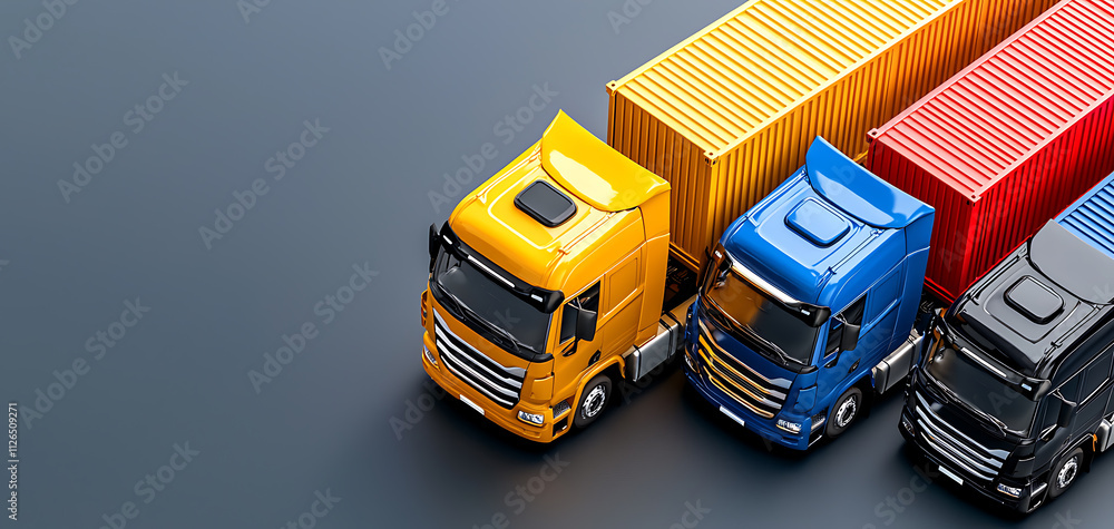 Logistics disruption action supply chain challenges with trucks and ...