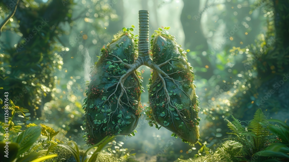 Lungs of the forest breathe life into a vibrant, enchanted realm filled ...