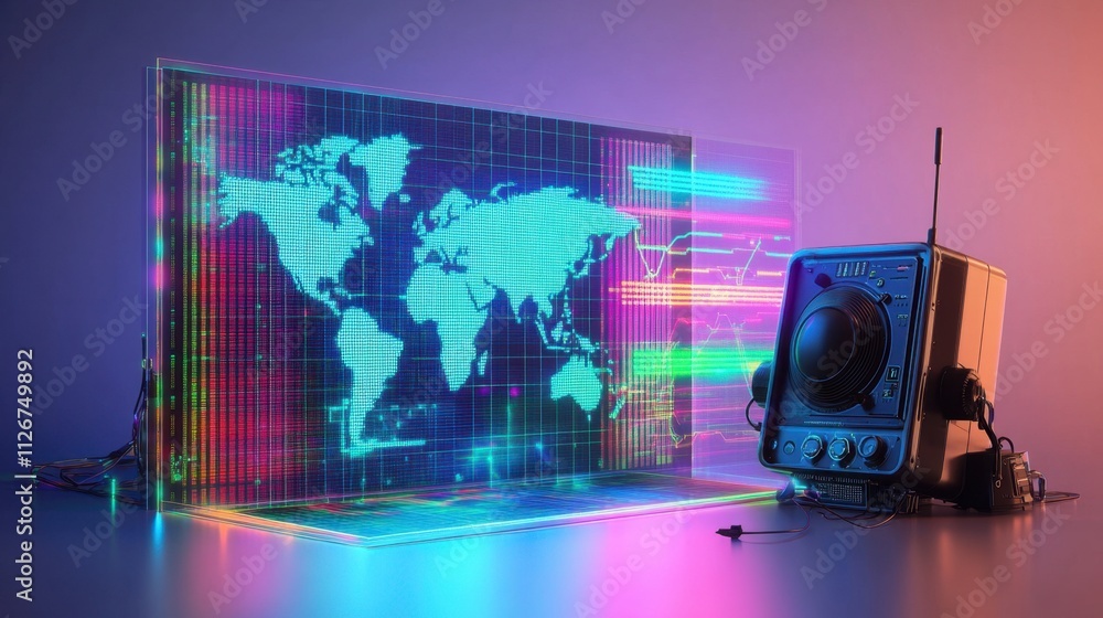 Retro Radio Meets Futuristic Global Network: A Visualization of ...