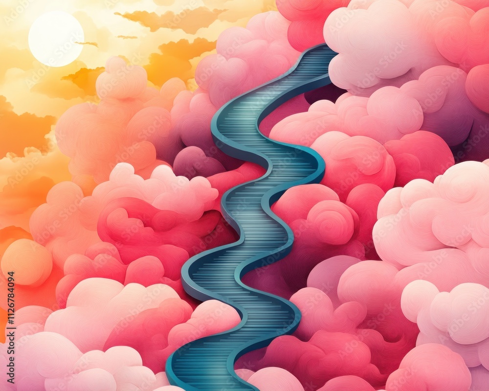 Artistic rendering of emotion-focused therapy sessions, visualized as ...