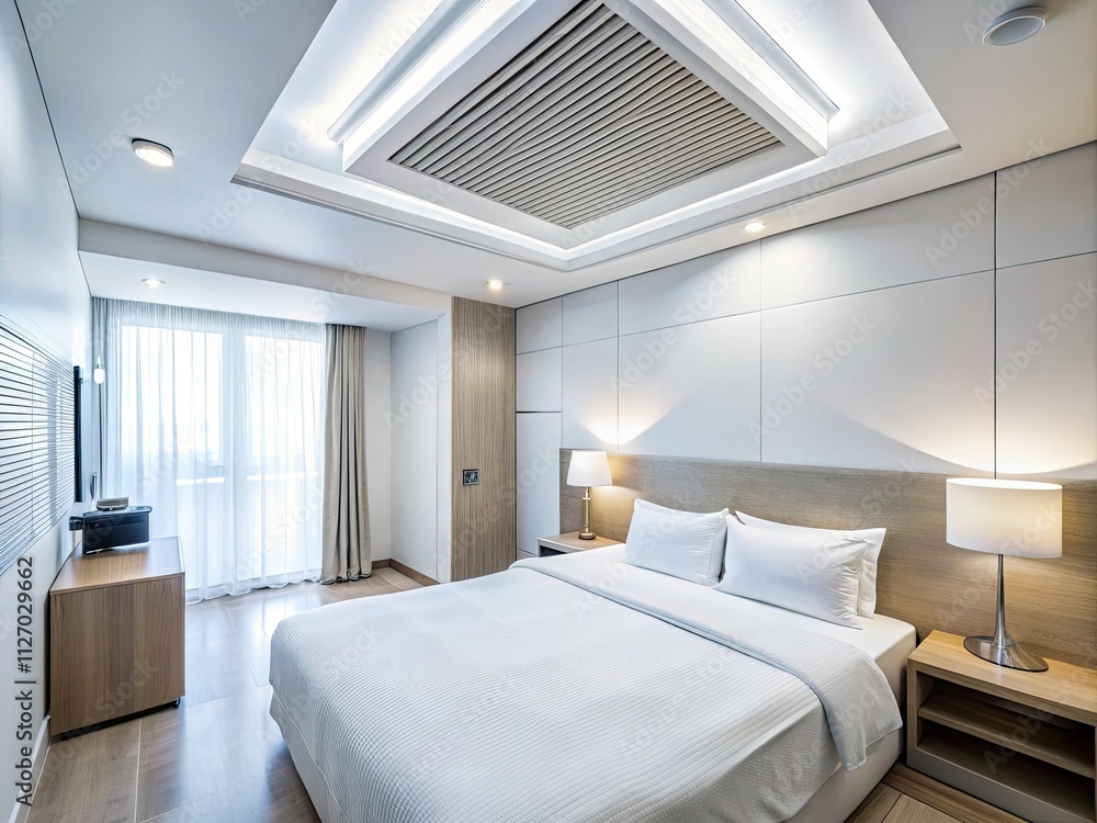 Hotel Room Air Conditioning Ventilation System, Ceiling Mounted AC ...