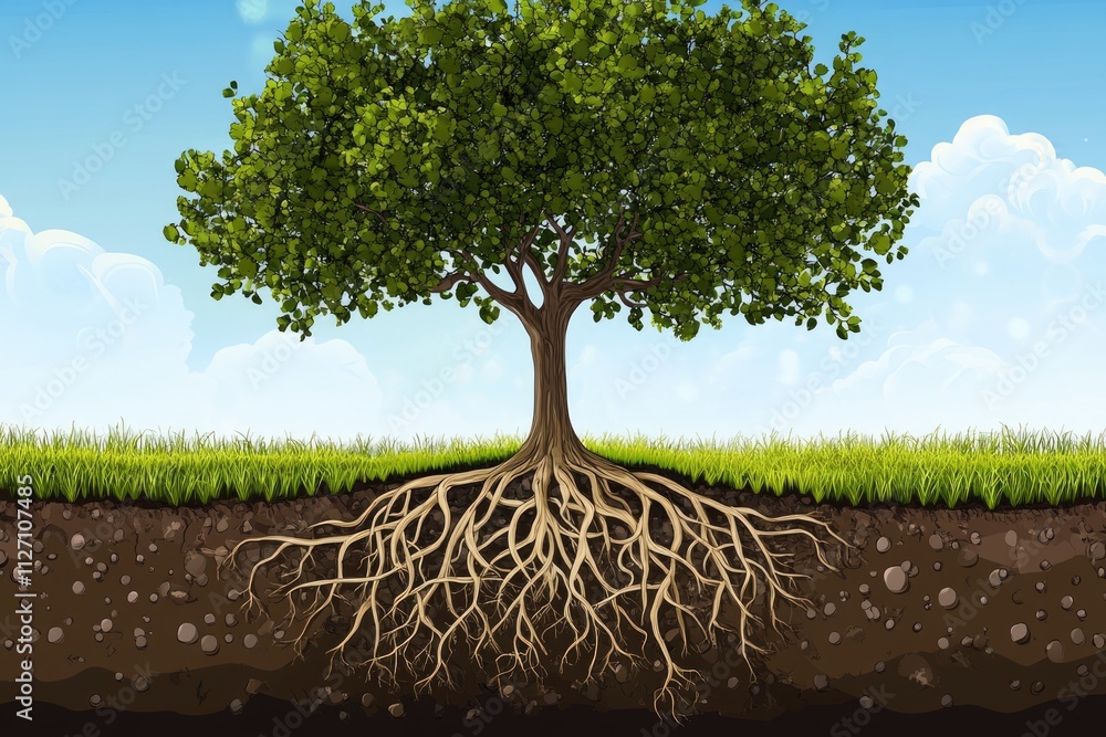 Tree foundations - elaborate subterranean network, maximizing moisture ...