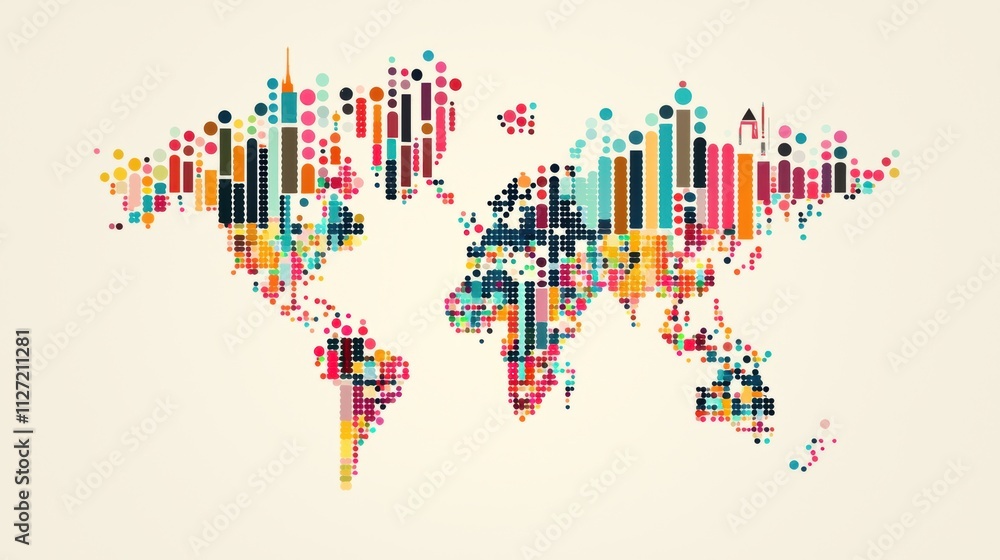 Dotted World Maps: An interactive dotted world map allowing users to ...