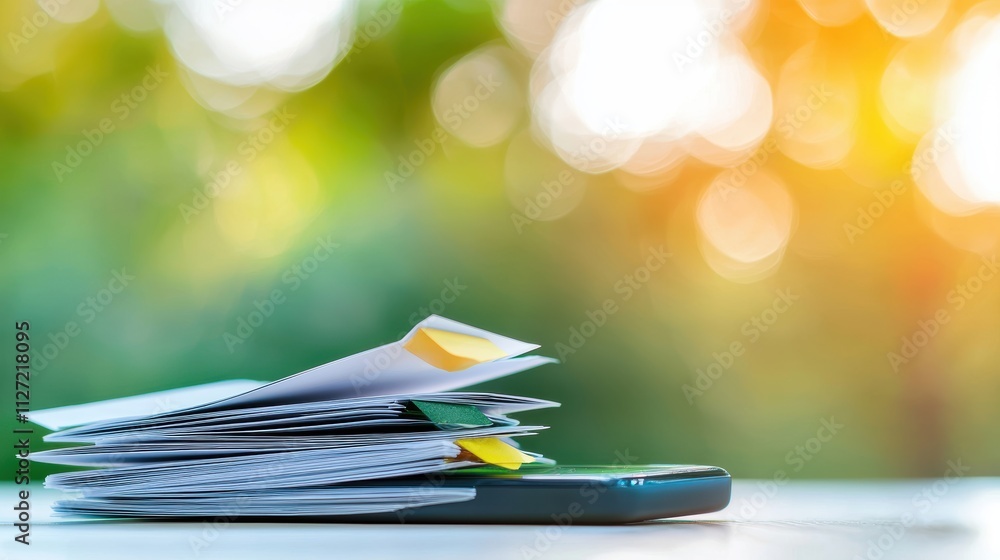 Shopping Receipt: A digital shopping receipt displayed on a smartphone ...