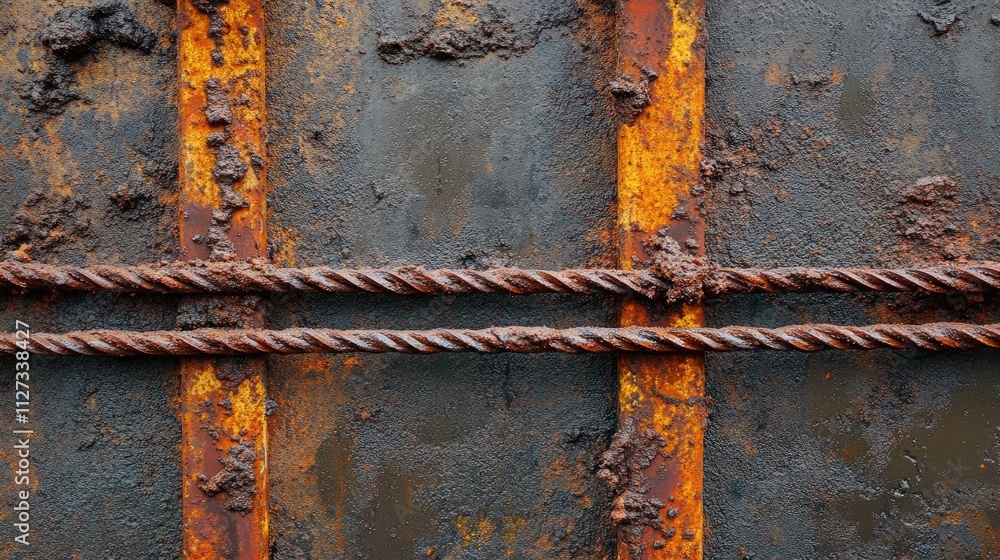 Reinforcement preparation for reinforced concrete beam structure with ...