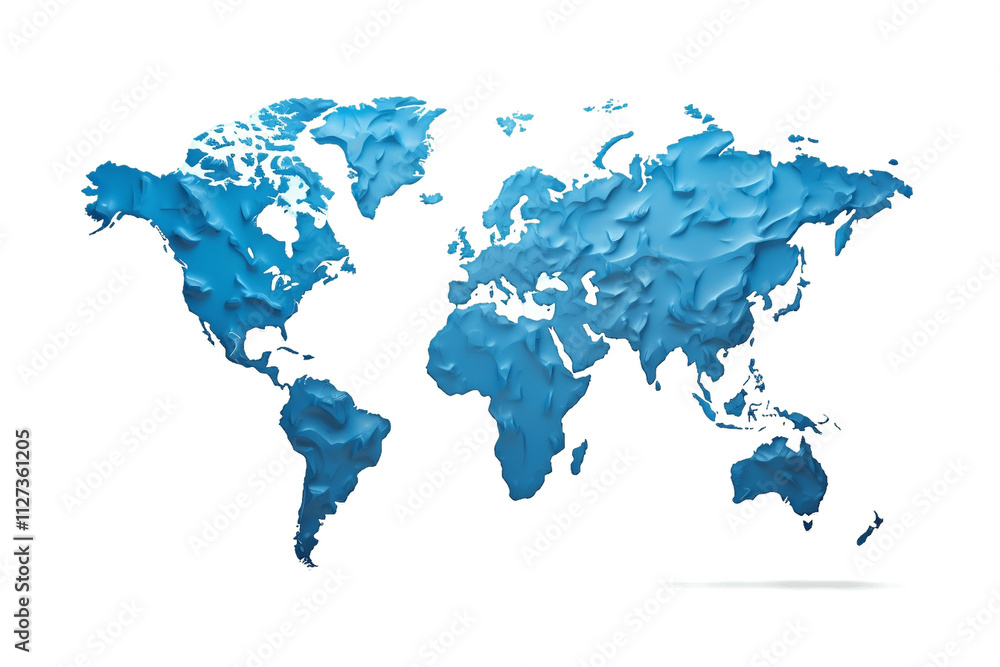 Detailed Wall Map Isolated on Transparent Background - Generative AI ...