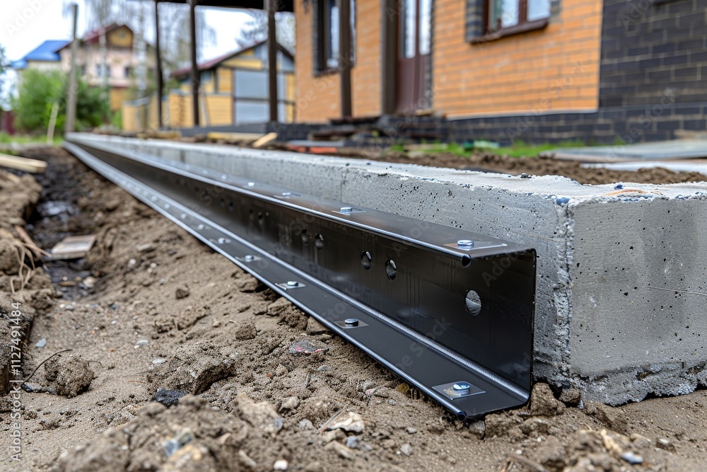 Installation process of steel or reinforced concrete structural frames ...