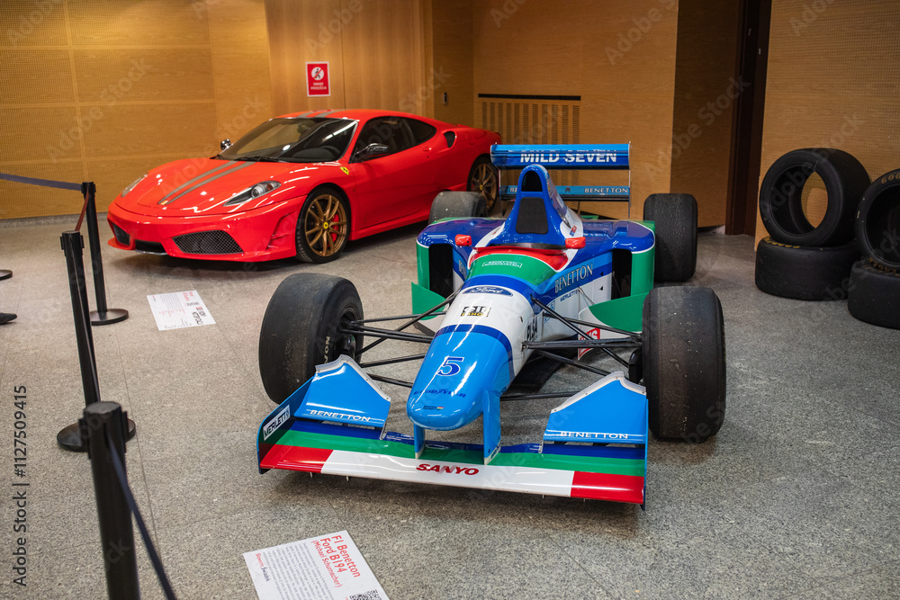POLAND, Warsaw - December 31, 2024: F1 Benetton Ford B194 (Michael ...