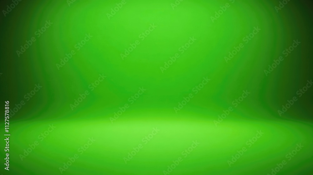 Empty Green Screen Background in 4K Resolution for Studio Use with ...