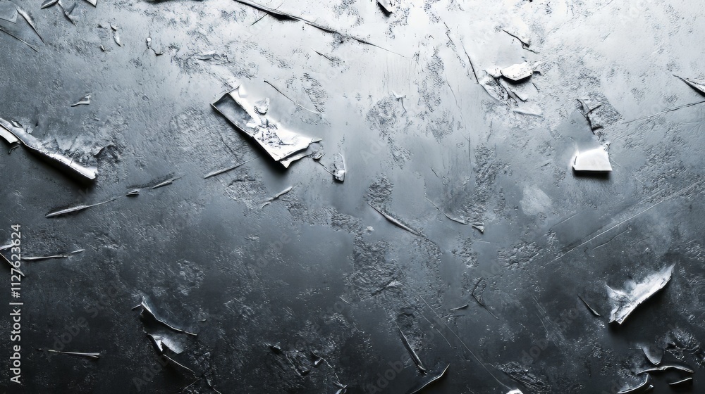 Inverted image of scratch marks and peeling paint on metal wall,scratch ...