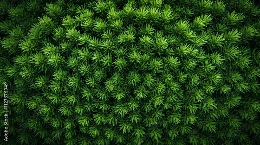 Lush Green Foliage: Nature's Vibrant Texture, Detailed View of Plants ...