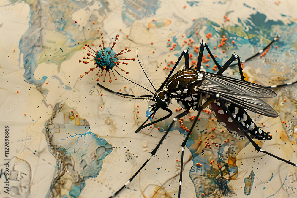 A Detailed Representation of the Vector and Structure of the Zika Virus ...