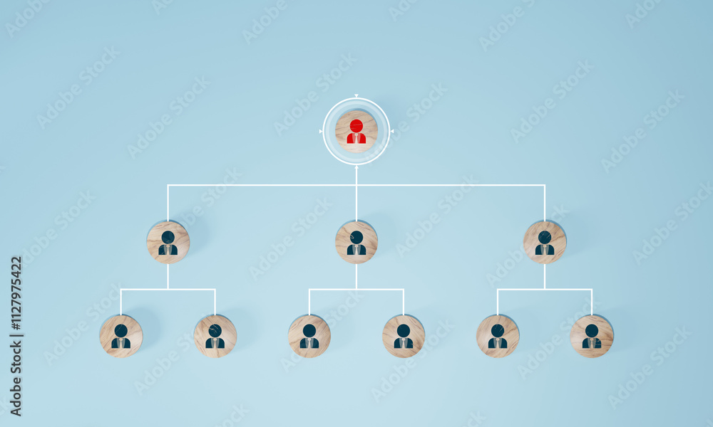 Company tree diagram, employee hierarchy table, organization chart ...