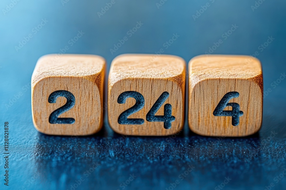 2025 Business Growth Planning with Wooden Blocks 2025 to 2025 Target Setting and Budget Planning ...