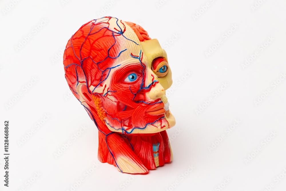 Human head anatomy model for education Stock Photo | Adobe Stock