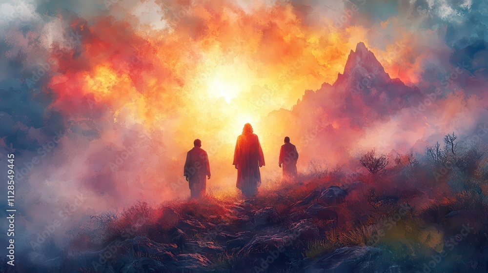 the greatest miracle transiguration of jesus llustration of jesus ...