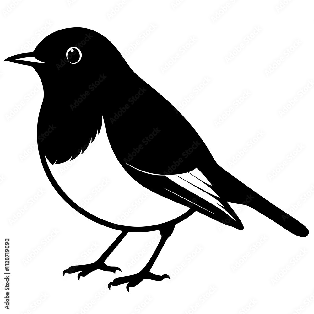 "Magpie Bird Generative AI Vector and Line Art Design for Graphic ...