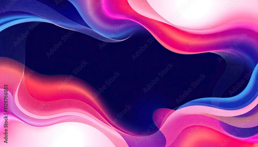 certificate background featuring abstract flowing lines vibrant ...