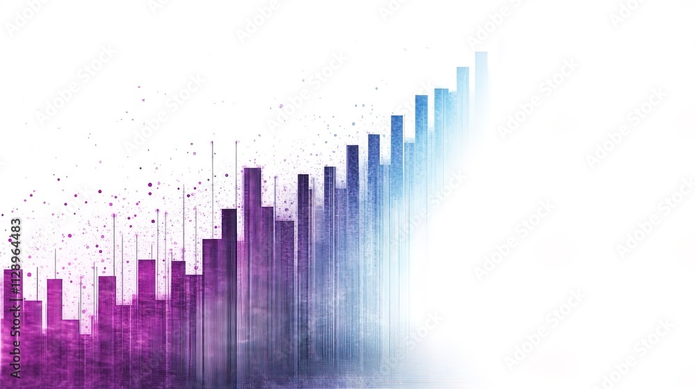 make me an upward trending exponential line graph that is 2D but ...