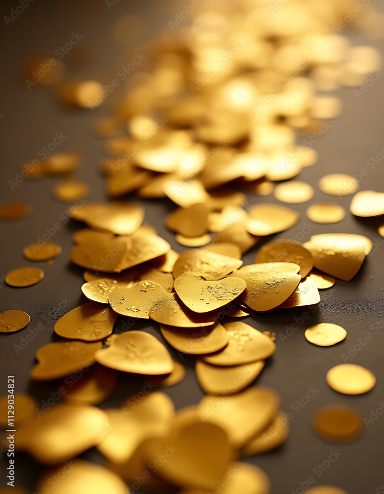 brant gold confetti explodes in a celebratory mood, decorating parties ...