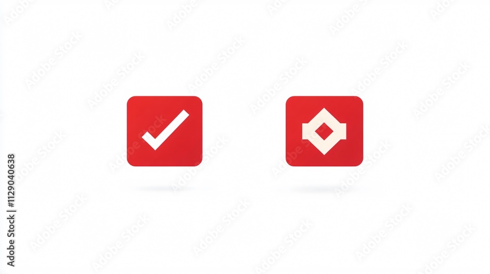 Wrong and Correct Symbols Motion Graphics for Education and ...