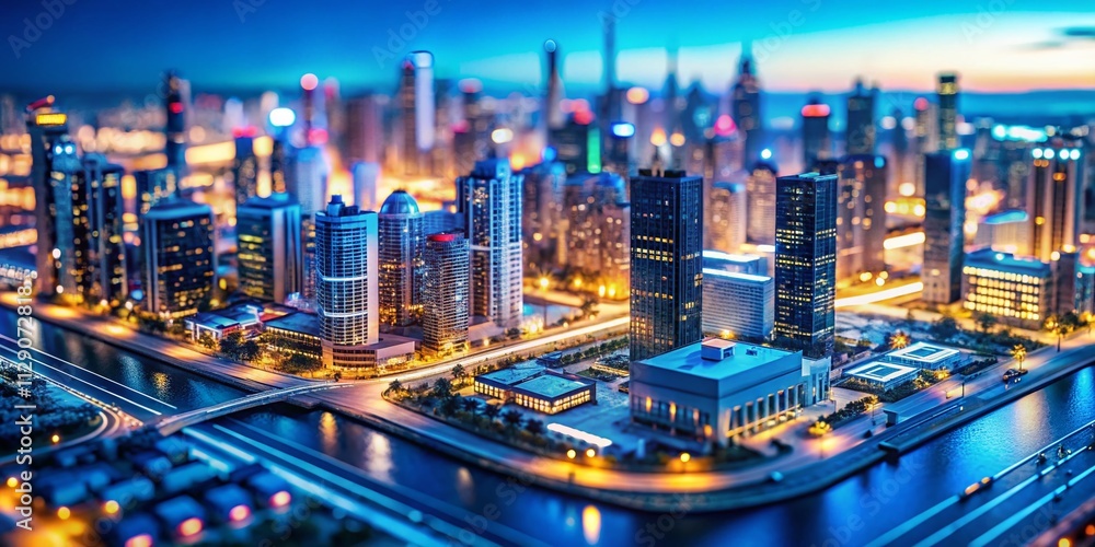 Modern Technological Design with Vibrant Blue Backdrops in High ...