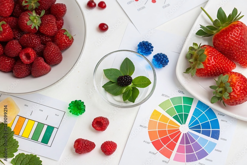 Scientific Illustrations of Light Absorption and Reflection Featuring ...