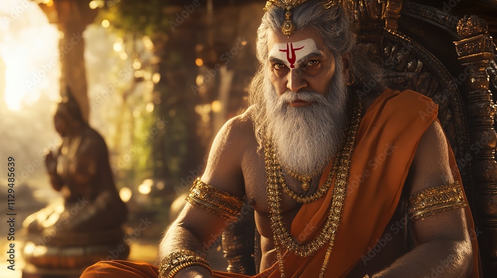 Shri Ram Jee Illustration 8K Realistic Lighting, Highly Detailed の ...