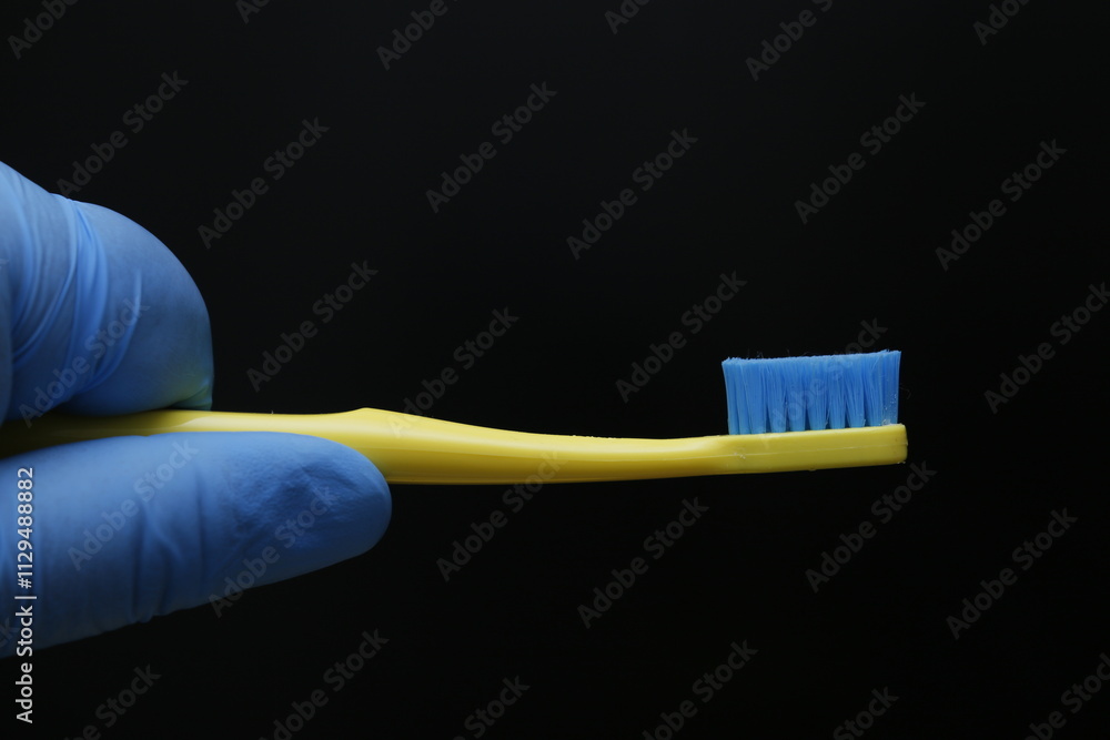 Hand instruments used in dental treatments to clean decayed tissues in ...