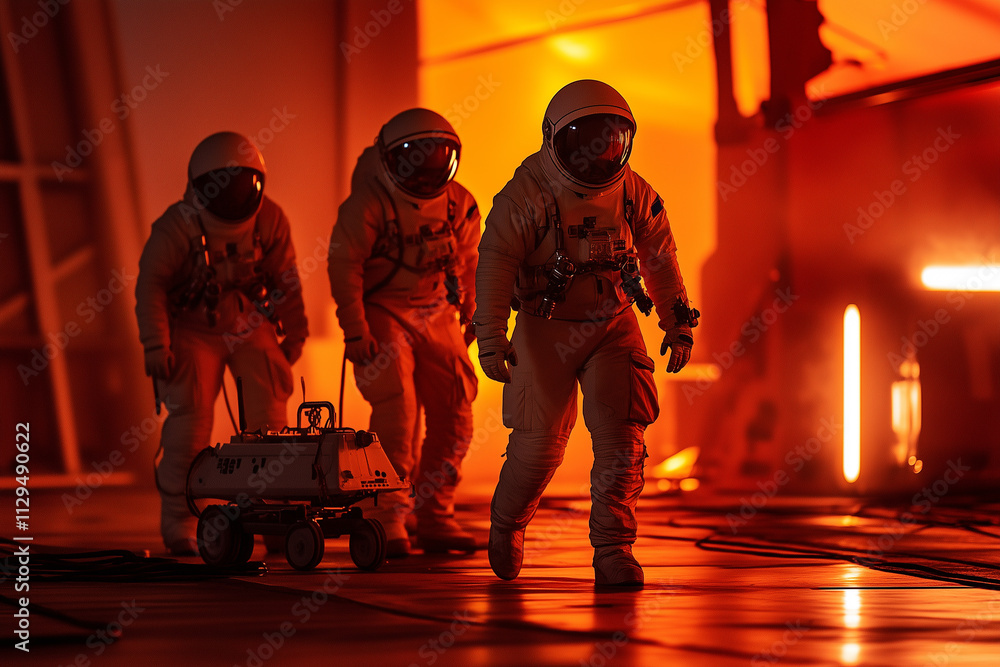 Mars Sample Return mission team prepares for exploration tasks in a ...