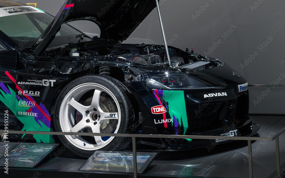 FUJI, JAPAN - 23 NOVEMBER 2024: ON DISLPAY AT THE FUJI SPEEDWAY MOTOR ...