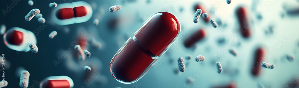 Lactic Acid Bacteria Genome Database 3D render, showcasing ...