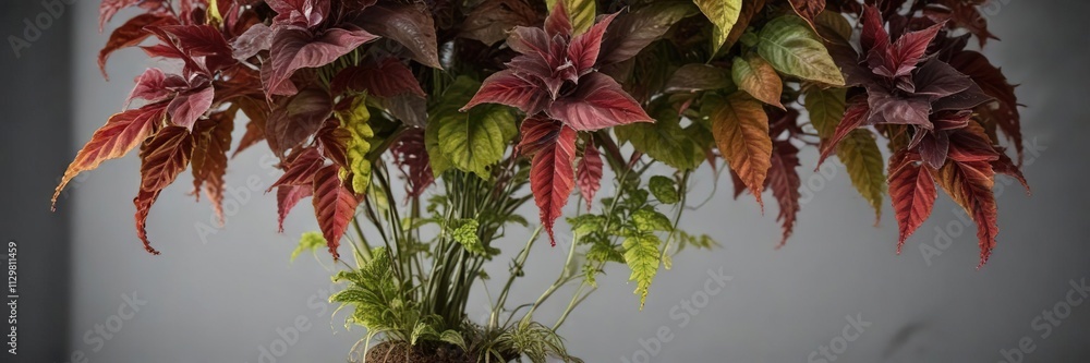 Coleus blumei solenostemon kong empire plant with aerial roots ...