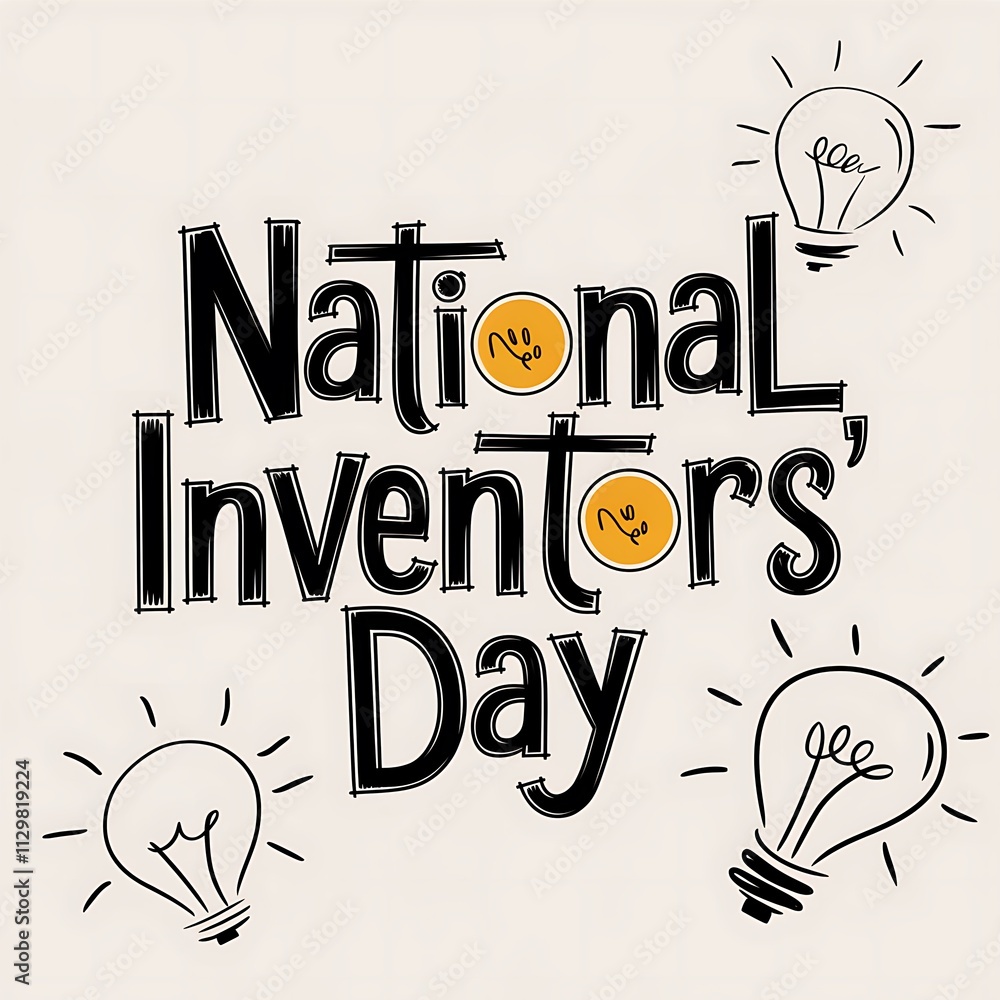 National Inventors Day Celebrates Creativity and Innovation Stock ...