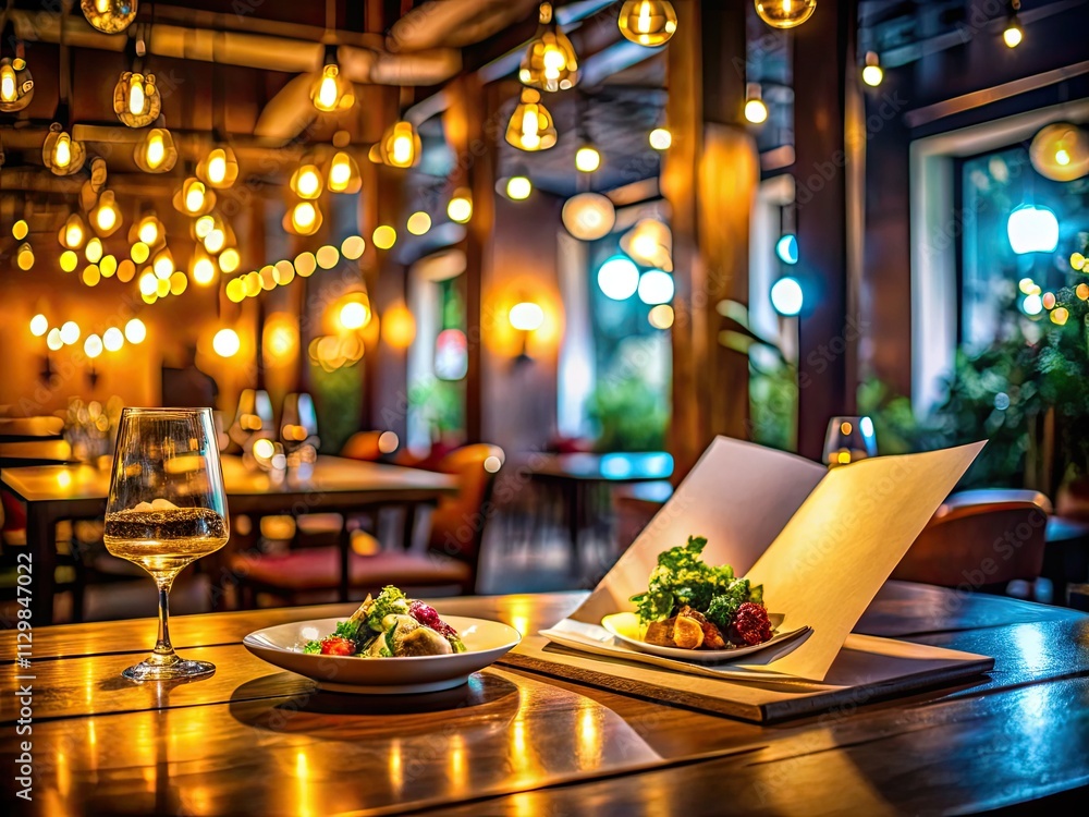 Stylish low-light restaurant menu designs: templates for menus, flyers ...