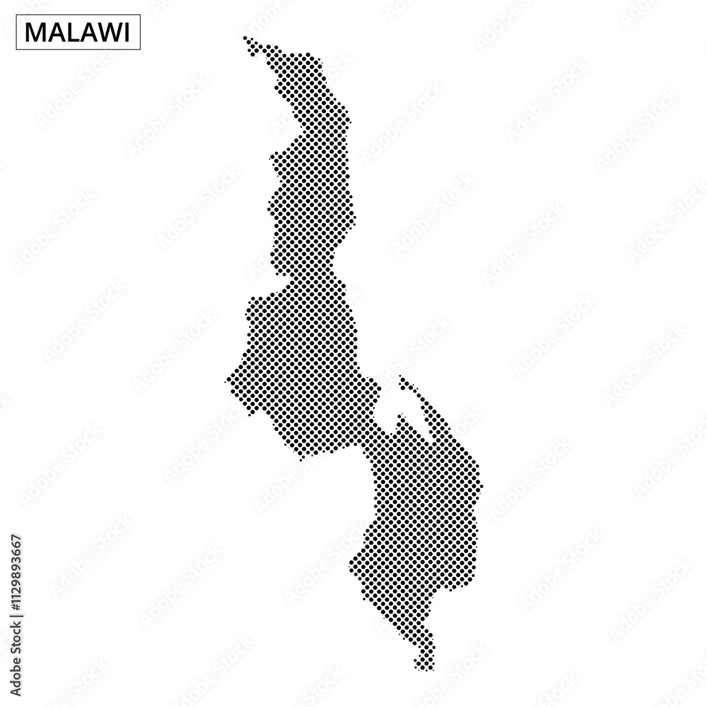 Detailed map of Malawi highlighting its unique geographic features and ...