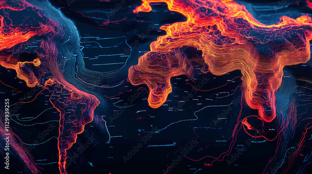 Dynamic interactive map of tectonic plate boundaries and seismic ...